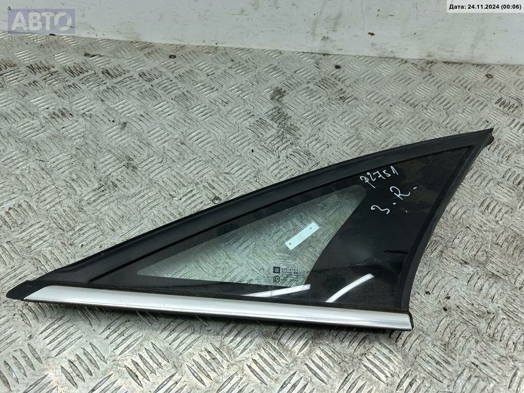 Стекло кузовное боковое заднее правое Opel Vectra C (2002-2008)