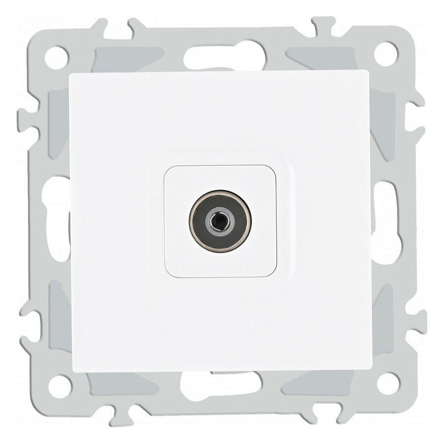 ТВ-розетка без рамки Arte Milano am-206 206.43-1. white