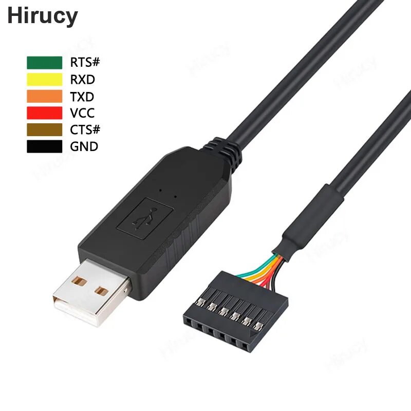 Hirucy USB-TTL адаптер для Arduino TTL-232R-3V3