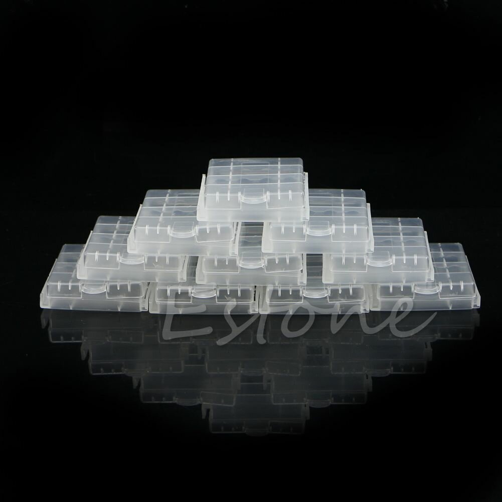 10 шт. 4X AAA AA держатель для батарейки ящика хранения Power Bank пластиковые чехлы аксессуары сделай сам