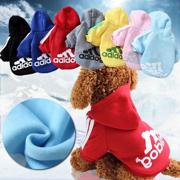 Adidog, S-9XL, Толстовки для собак, Одежда для домашних животных, Зимняя куртка для собак(S, розовый, Pink)