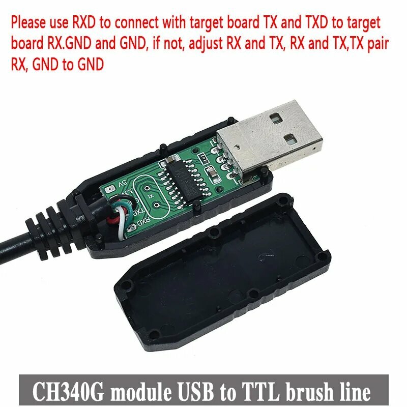 CH340G USB to TTL Brush Line, Темно-зеленый