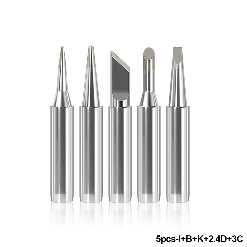 Сварочные наконечники для паяльных станций Hakko 5 шт. I-B-K-2.4D-3C