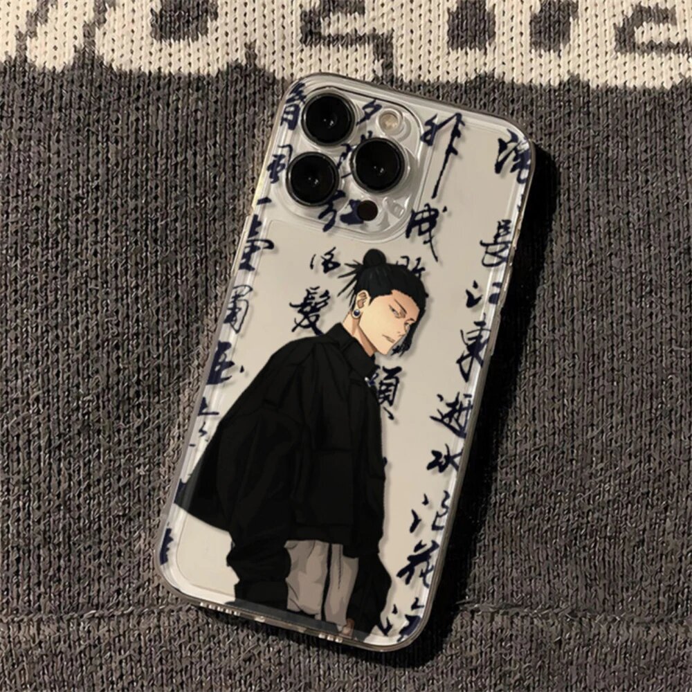 Чехол для iPhone 13 Geto Suguru, аниме, прозрачный