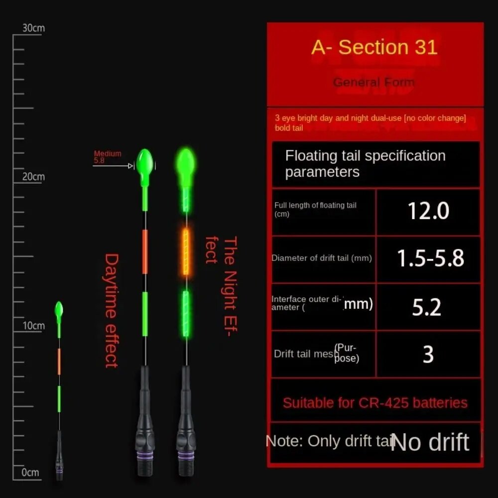 Электронный поплавок для рыбалки Nano CR425