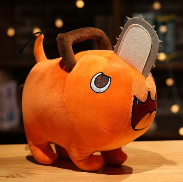 Плюшевая игрушка Pochita Chainsaw Man Demon Plush Toy