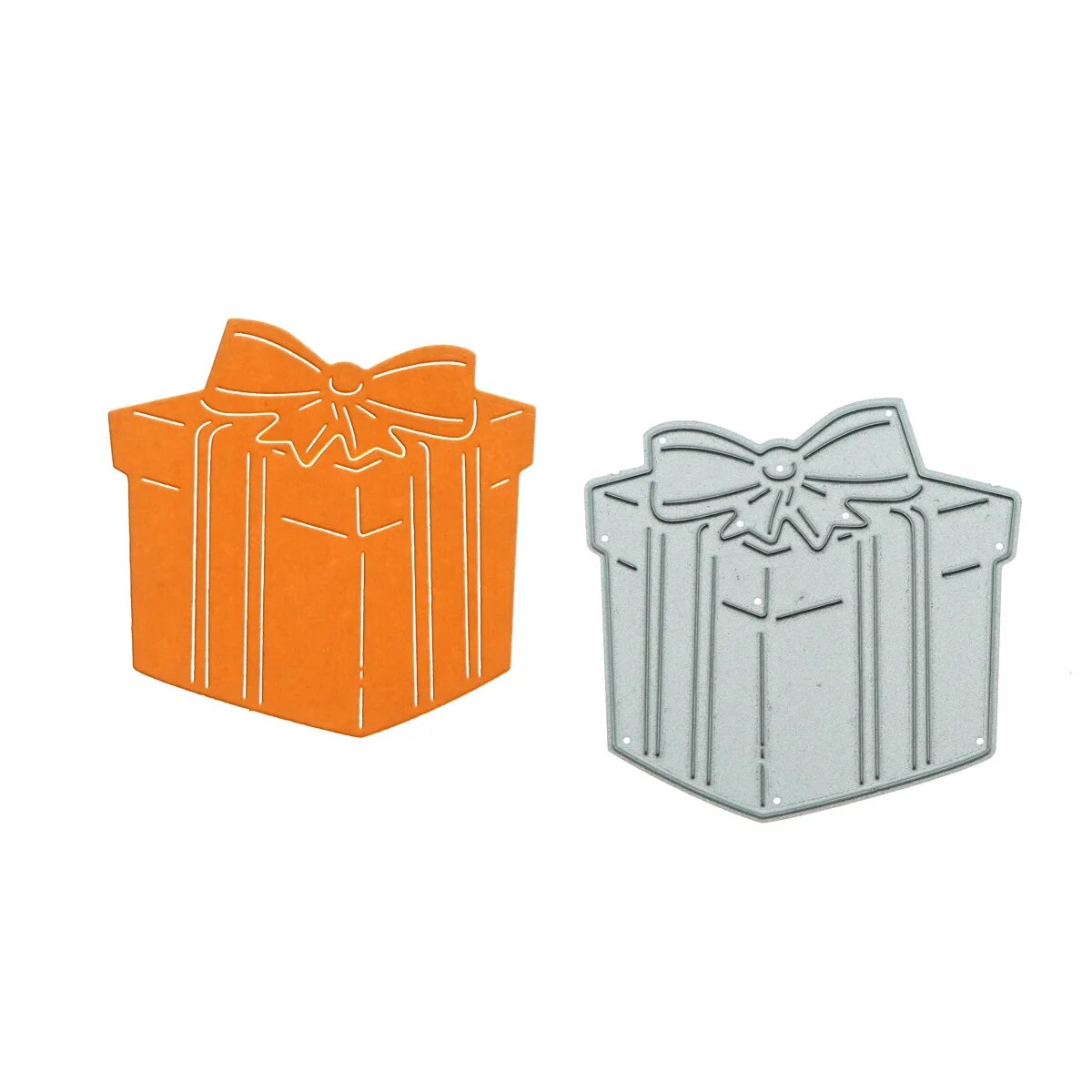 Металлическая пресс-форма для скрапбукинга "Подарочная коробка"