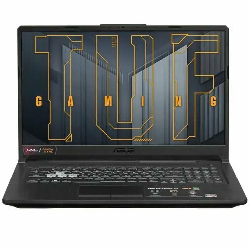 17,3" Ноутбук Asus TUF Gaming A17 FA706NF-HX031 (90NR0JH5-M001X0) черный - 1920x1080, IPS, AMD Ryzen 5 7535H, ядра: 6 x 3,3 ГГц, 16 ГБ, SSD 512 ГБ, NVIDIA GeForce RTX 2050 (4 ГБ), Windows 10 Pro