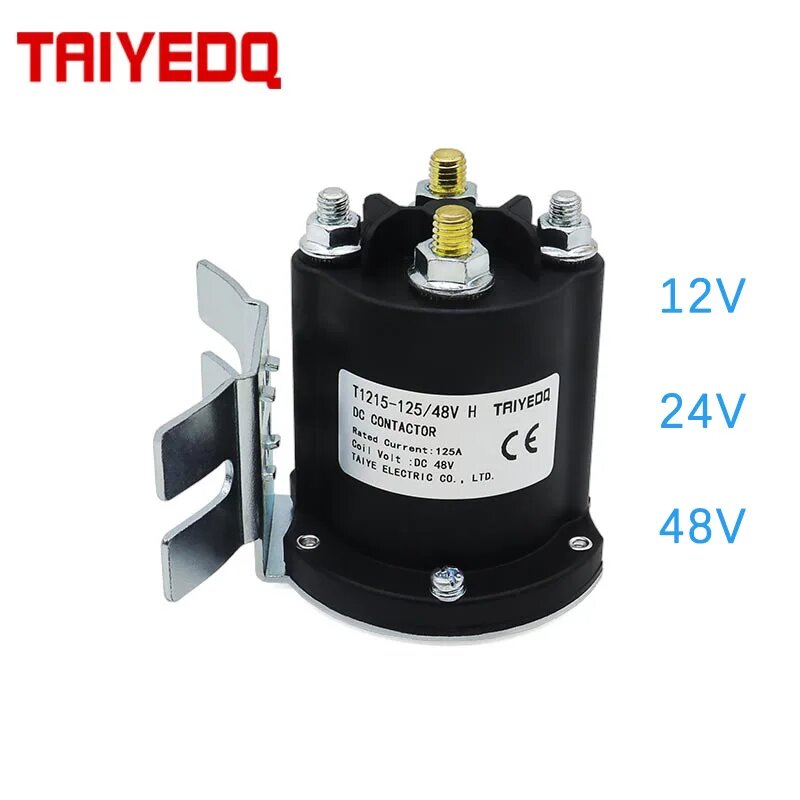 Контактор TAIYEDQ T1215-125 12В 24В 48В 125A 12V