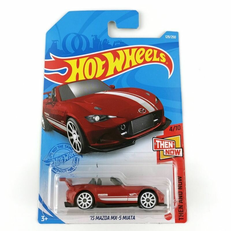 Машинка Mattel Hot Wheels 2021 C4982 15 Mazda Mx-5 Miata Red