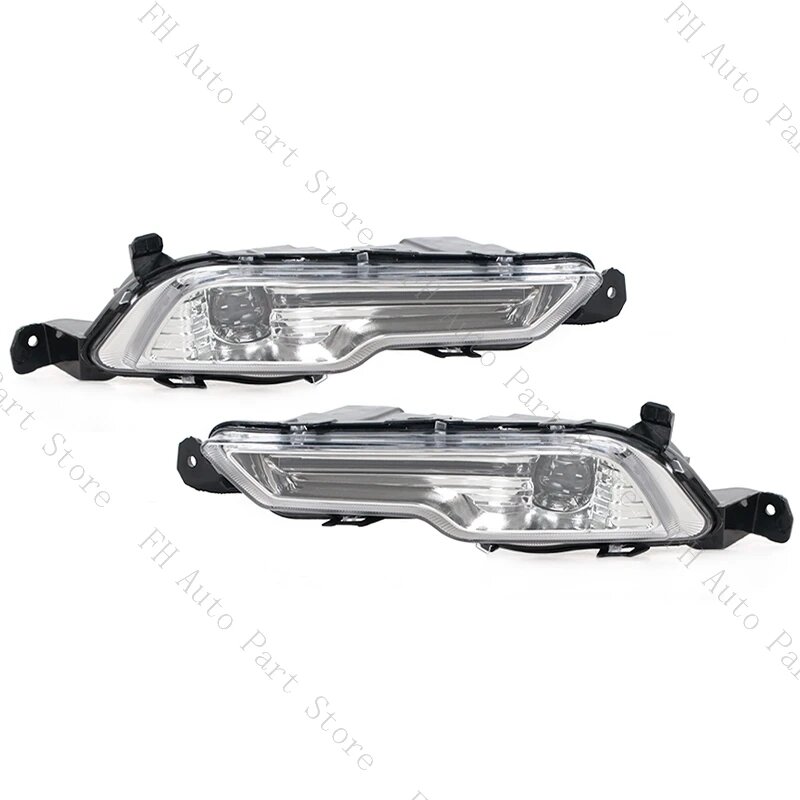 Автомобильный светодиодный передний бампер DRL, дневные фары дальнего света для Ford Fusion Mondeo Explorer Sport 2017 2018 2019, противотуманные фары, противотуманные фары Left and Right