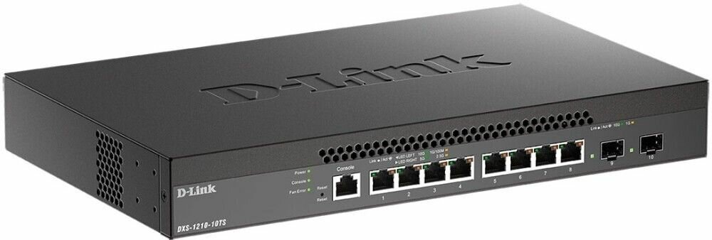 Настраиваемый L2+ коммутатор D-link DXS-1210-10TS/B1A, 24x10GBase-X SFP+, 4x10GBase-T