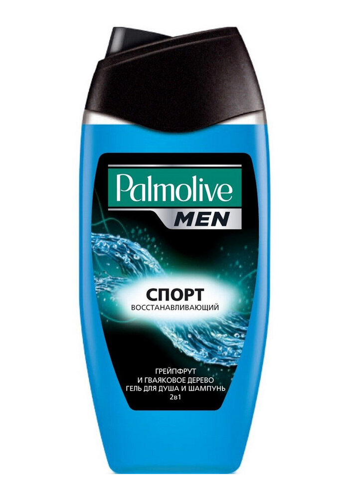 Palmolive Men - Спорт - Восстанавливающий Гель для душа и шампунь 2 в 1 "грейпфрут и гваяковое дерево" 250 мл.