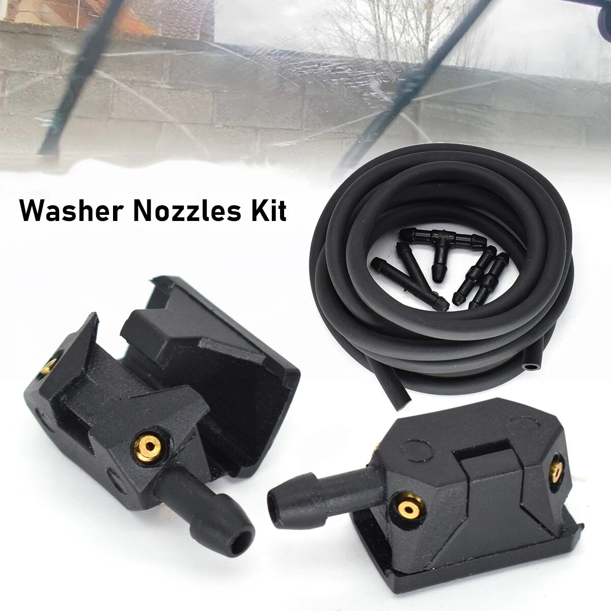 7x щетка стеклоочистителя для омывателя лобового стекла, сопла с водяным распылением для Газель NEXT 2013, 2014, 2015, 2016, 2017, 2018, 2019, 2020, 2021, 2022