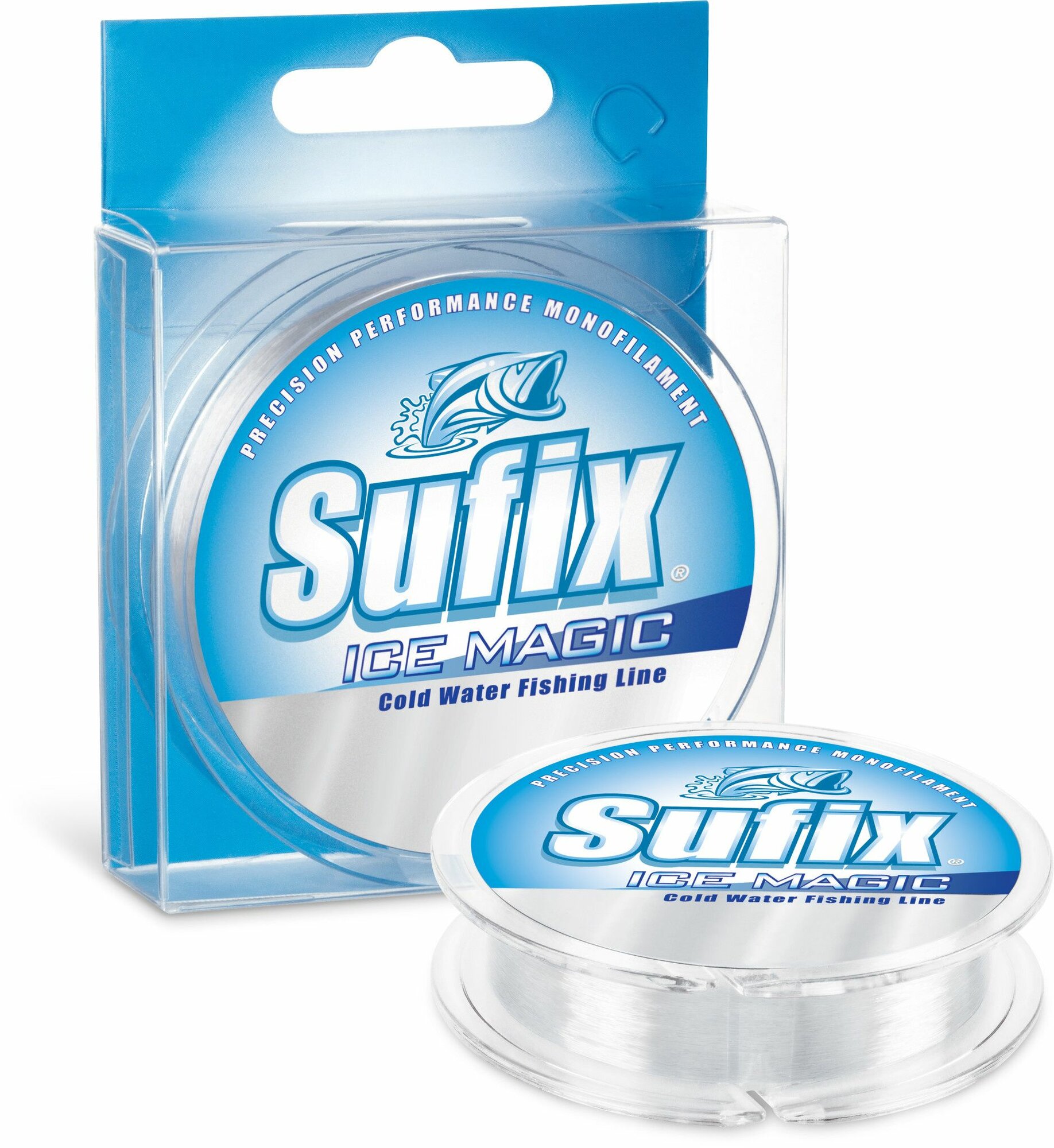 Монофильная леска зимняя Sufix ICE MAGIC Clear 50м 0.175мм 2.6кг