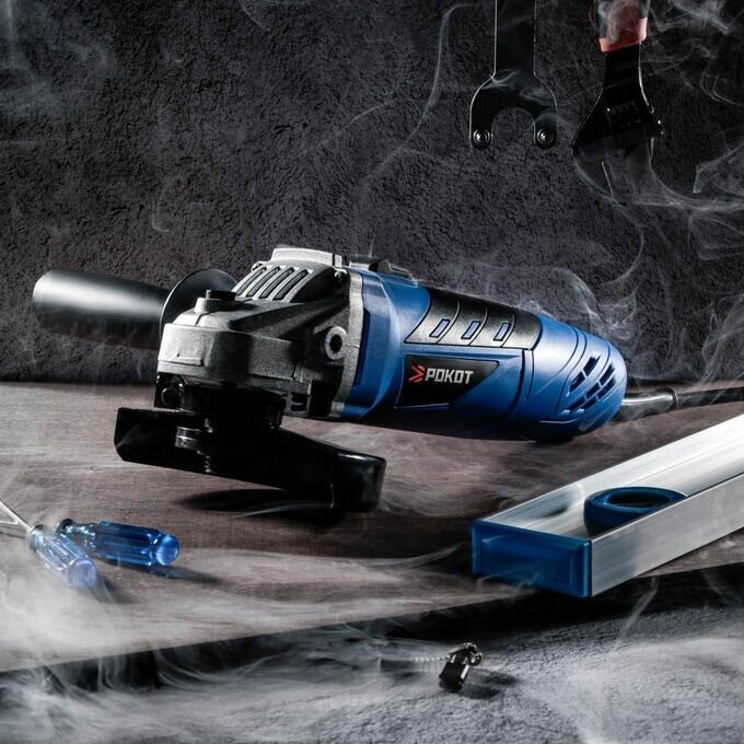 Болгарка 125мм. УШМ 125. Угловая шлифовальная машина. Диаметр круга 125мм, 900вт, 11000 оборотов в мин.