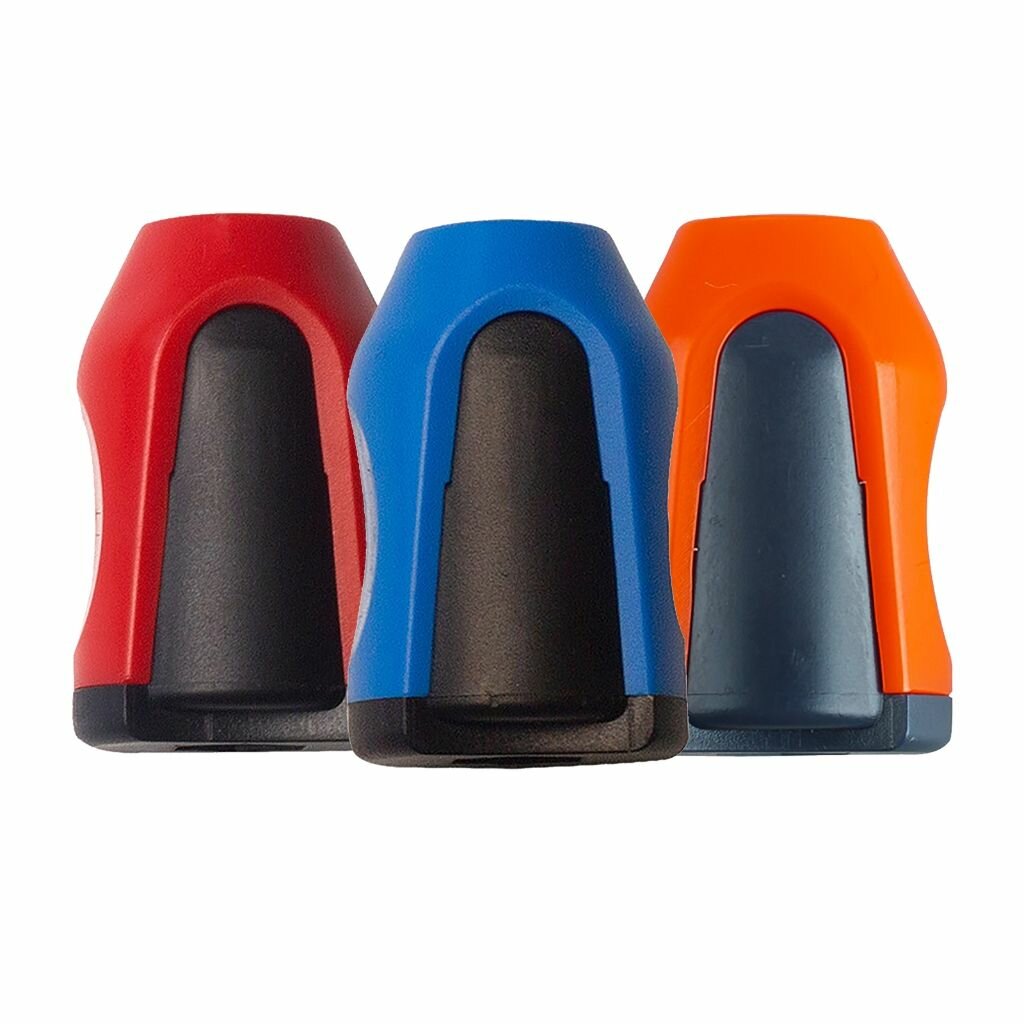 3шт, намагничиватель пакетной головки-синий черный + красный оранжевый