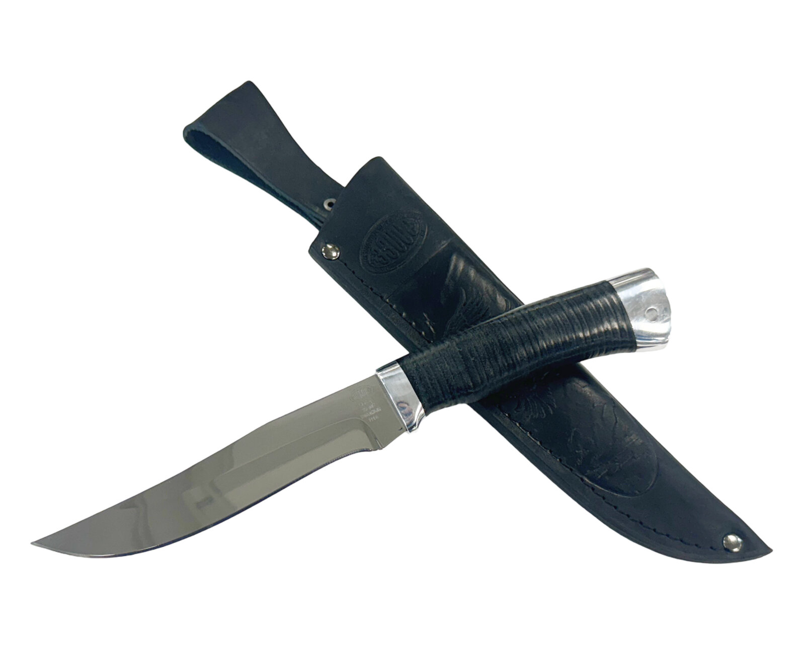 Нож Н16 Егерь (40Х10С2М (ЭИ-107), дюраль, кожа, ззосс