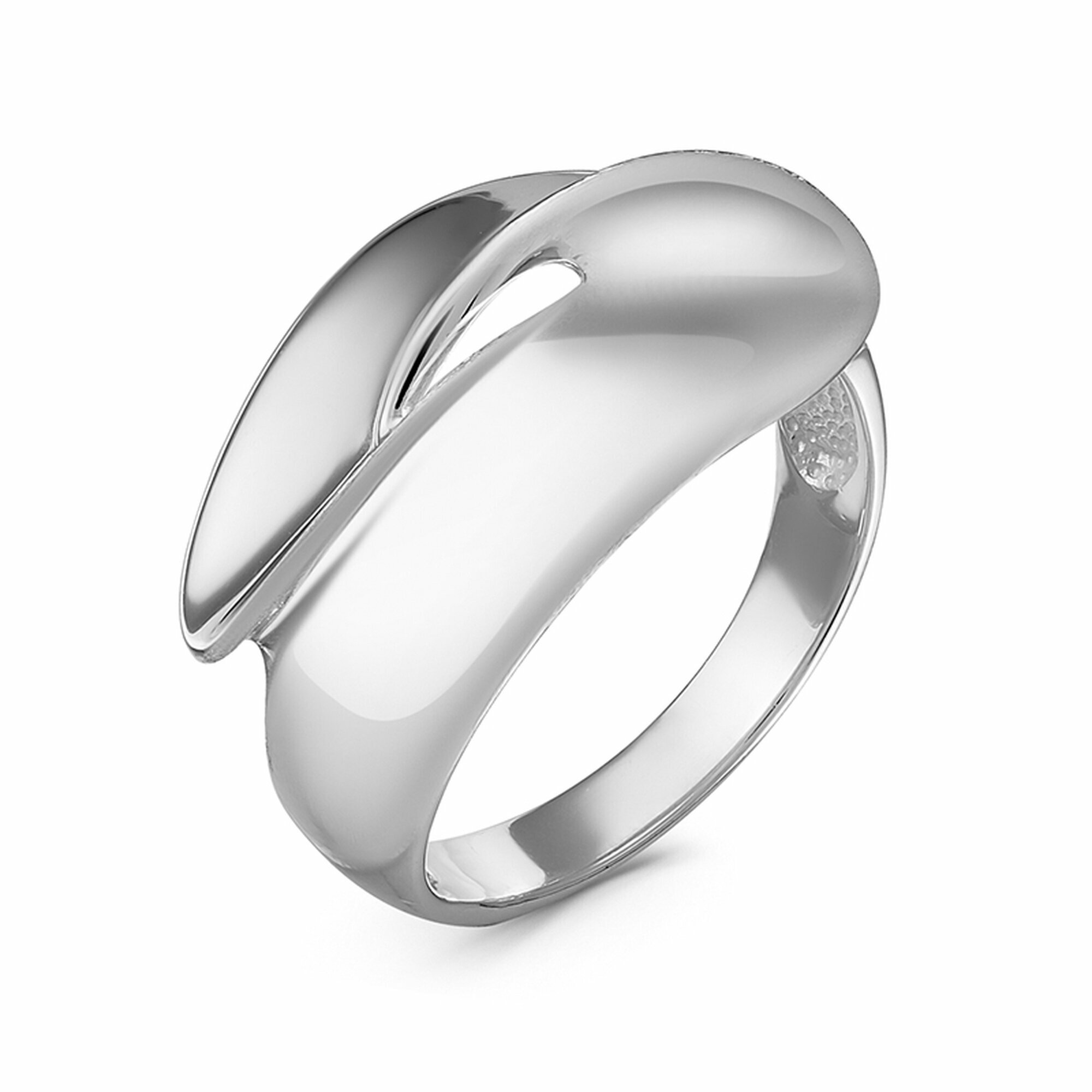 Кольцо, серебро, 925 проба, родирование