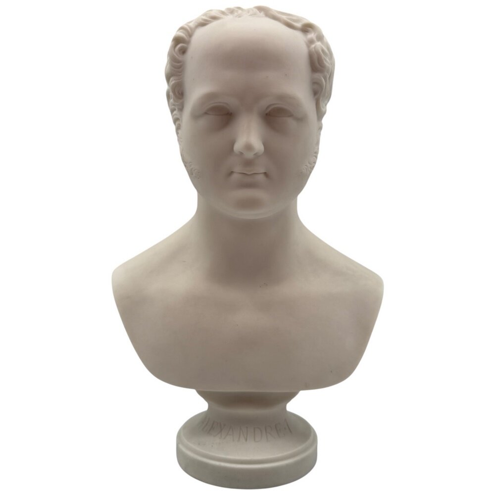 Бисквитный бюст "Александр I" 1800-1810 гг. Автор Буазо Луи Симон, Севрская ФМ, Франция