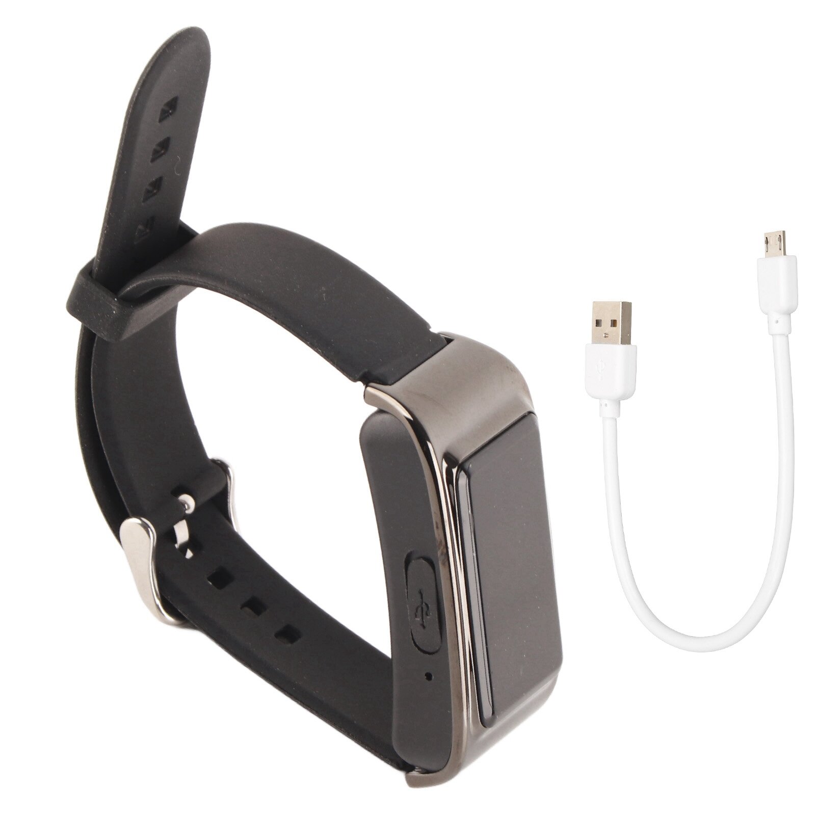 Диктофон Часы HD Шумоподавление Голосовое Активирование Защита от Пота Камера Диктофон Браслет Для Речи Совещаний 8G