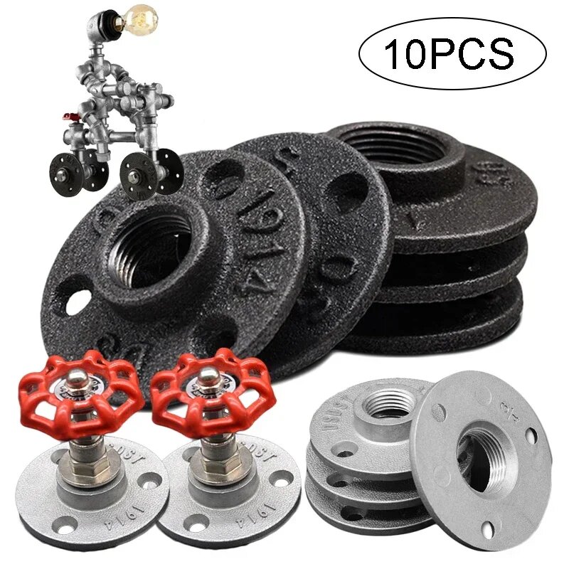 Декоративные фланцы XMSJ 10 шт, 1/2", 3/4" Aluminum alloy DN15