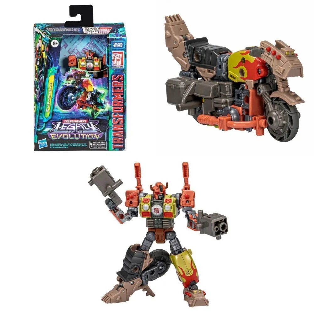 Трансформеры Игрушка Legacy Evolution Deluxe Crashbar 5,5 дюйма (14 см) F7195