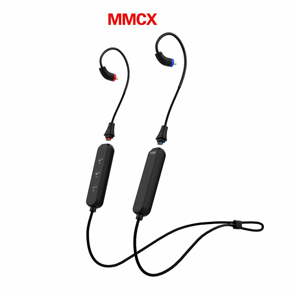 Кабель для наушников TRN BT3S Pro Bluetooth QDC/0,75 мм/0,78 мм/MMCX/S/C Pin, беспроводной провод IPX6, модуль Bluetooth с кодировкой aptX HD aptX AAC SBC для наушников Moondrop BLON KZ TANGZU SE535
