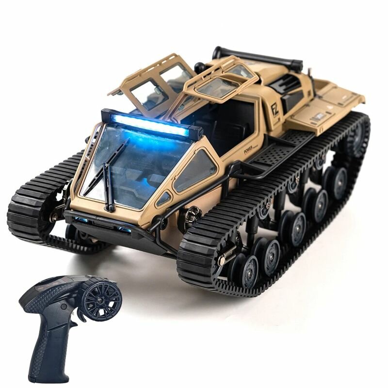 Радиоуправляемые джипы, внедорожники XLG Радиоуправляемый гусеничный вездеход RIPSAW EV3-F4 1:16 - G2067-YELLOW