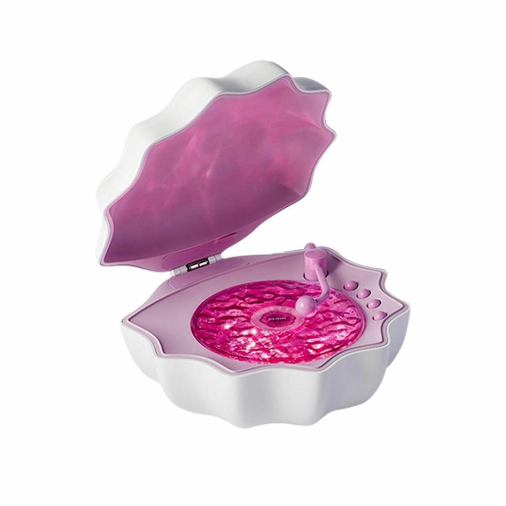 Ракушка Беспроводная колонка, Блютуз-колонка с лампой настроения, 7-цветный ночник для спальни