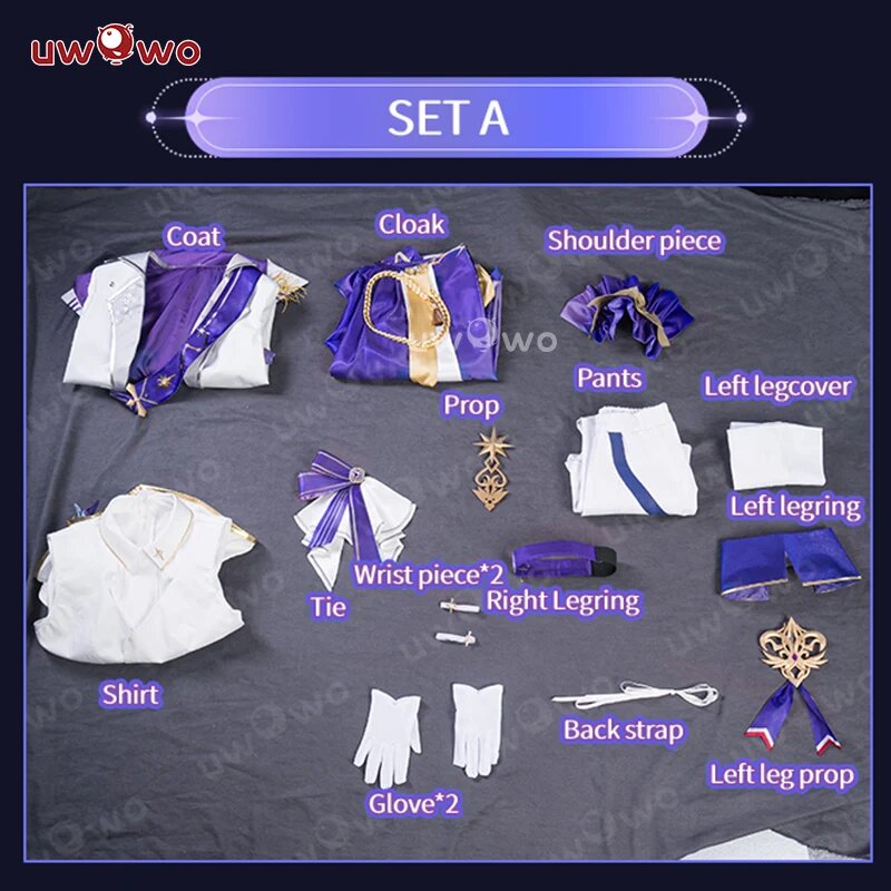 UWOWO Robin Косплей костюм М, SET A Costume