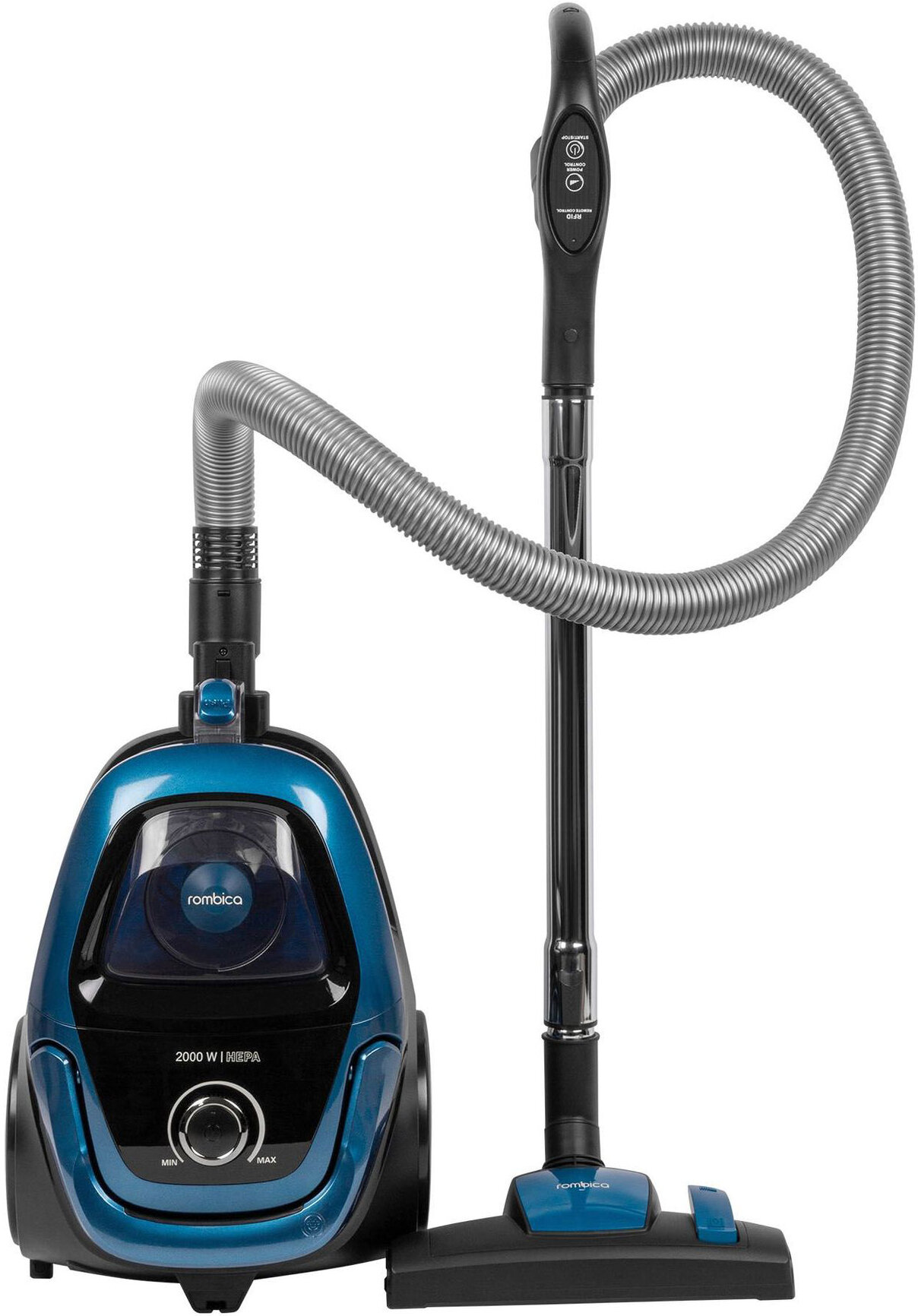 Пылесос ROMBICA MYCLEAN VENTO черный, голубой (NBL20D02) 2000 Вт