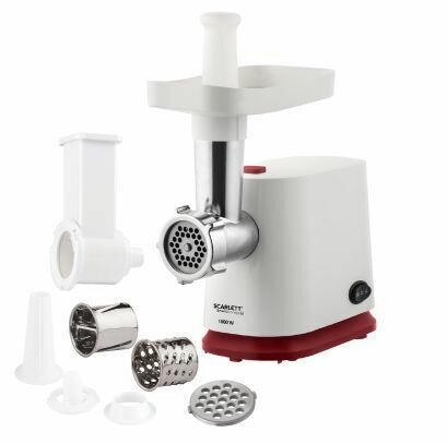 Мясорубка Scarlett SC-MG45M23 1800Вт белый/красный