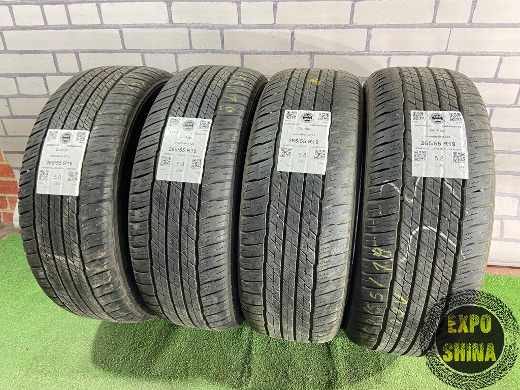 Летние шины БУ Dunlop Grandtrek AT23 265/55 R19 109V комплект