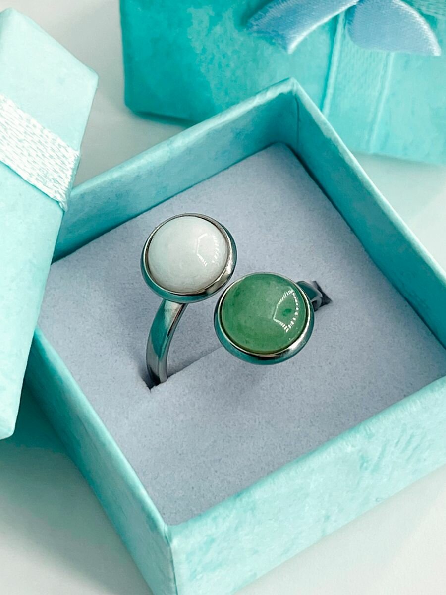 Кольцо, агат