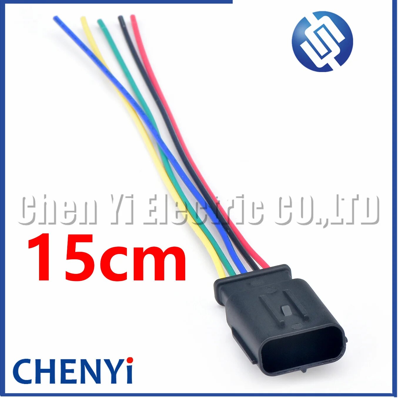 Разъем датчика MAF 5pin, 15см, черные провода
