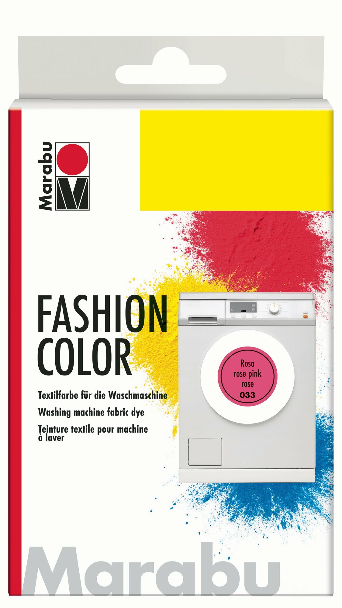 Краска для окрашивания ткани в стиральной машине "Fashion Color", 30 гр, розовый