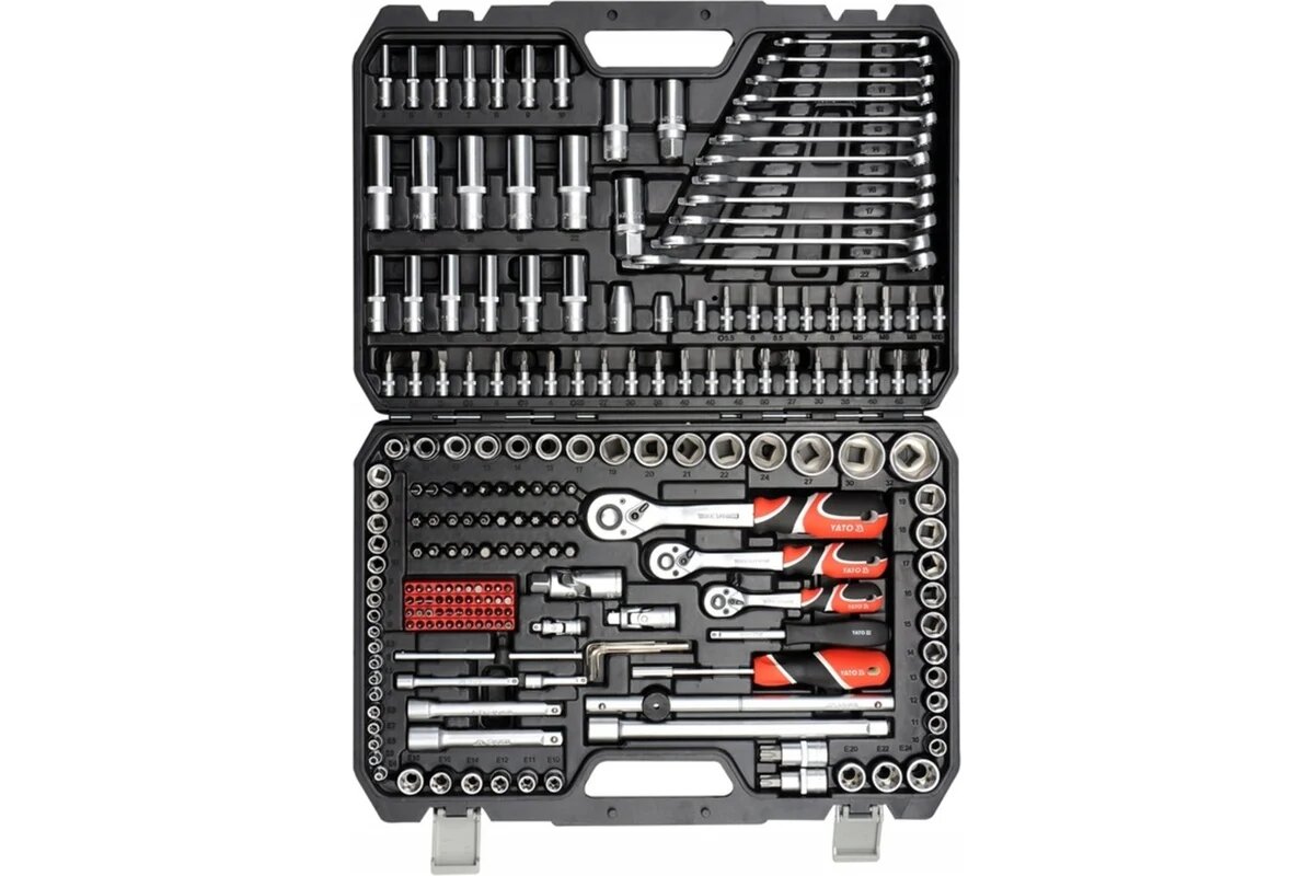 Набор инструментов YATO 1/2', 216пр XXL YT-38841 в кейсе для хранения