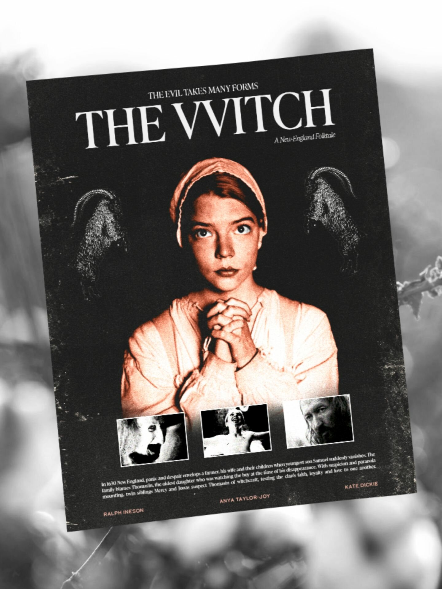 Постер pinterest "Ведьма", 29.7х42см, А3, глянцевый