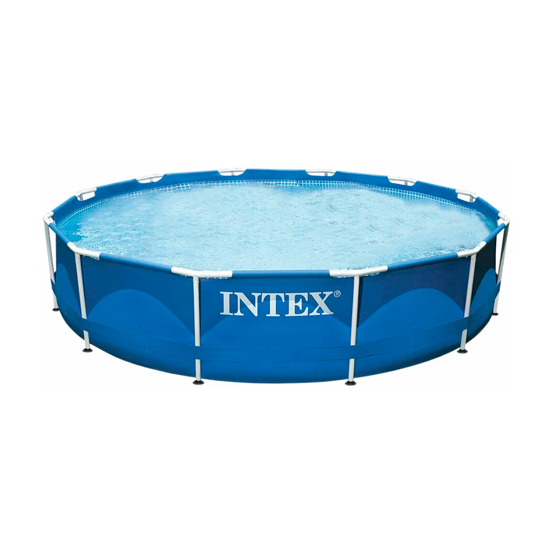 Каркасный бассейн Intex Metal Frame 28210/56994, 366х76 см, 6503 л, ремкомплект, синий