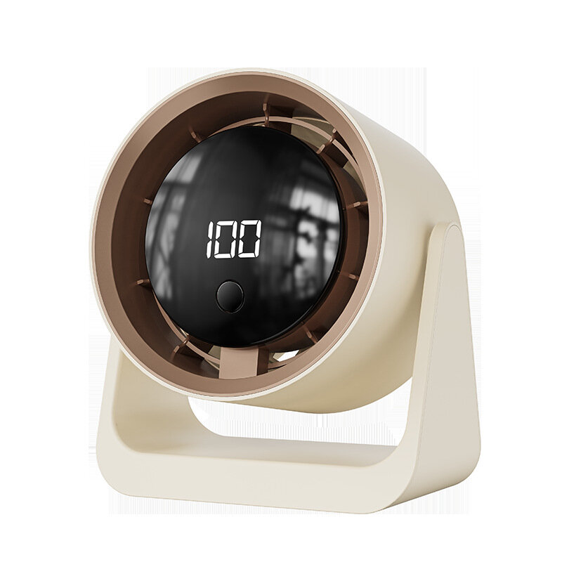 Настольный небольшой вентилятор Электрический вентилятор Настольный высокий ветер Мини Портативный студенческий общежитие Циркуляционный вентилятор Зарядка длительного срока службы батареи