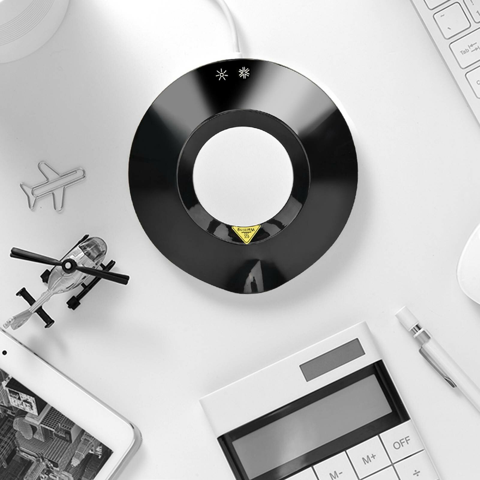 Нагреватель И Охладитель: ABS Корпус 15x15x5 см - Двухфункциональный Гаджет Для Быстрого Нагрева До 105°C И Мощного Охлаждения До -3°C - USB Кружка С Портативным Дизайном Для Офиса, Дома И Путешествий