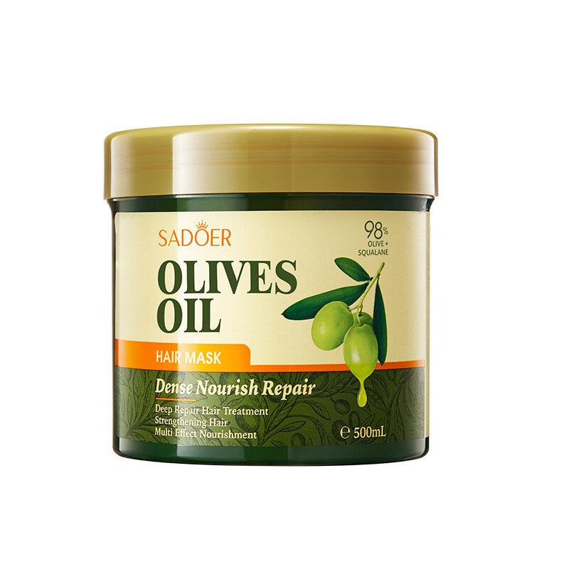 OLIVES OIL Hair Mask, Sadoer (Маска для волос с оливковым маслом), 500 мл.