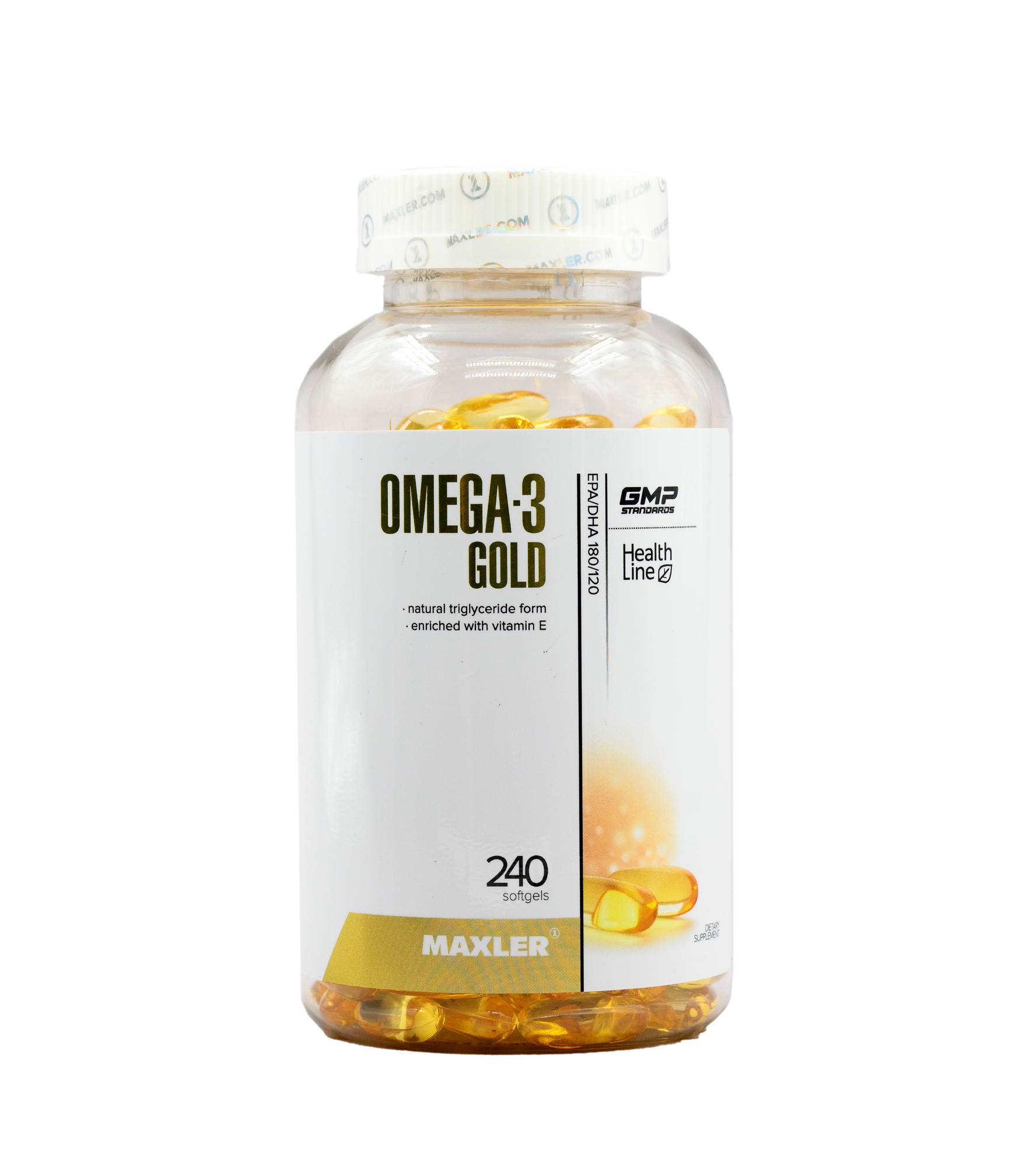 Maxler Omega 3 Gold 240 капсул. Комплекс ненасыщеных жиных кислот