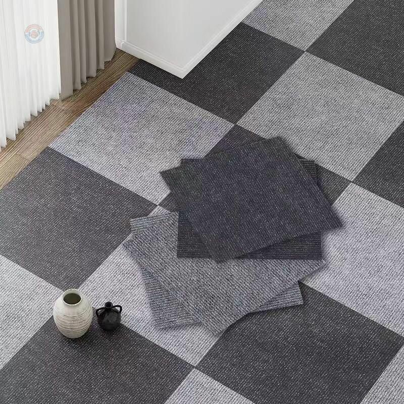 Ковровая плитка 60x60 см, 10 штук, 3,6 м , самоклеящаяся модульная ковровая плитка для дома и офиса, легкая установка, уют и тепло в интерьере
