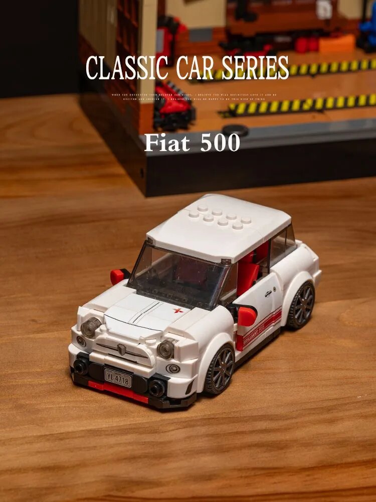 Конструктор KEEP MY SPECIALY JD081, Creator Expert "Fiat 500", 325 деталей, 6+, машина Подарочные наборы для мальчиков и девочек