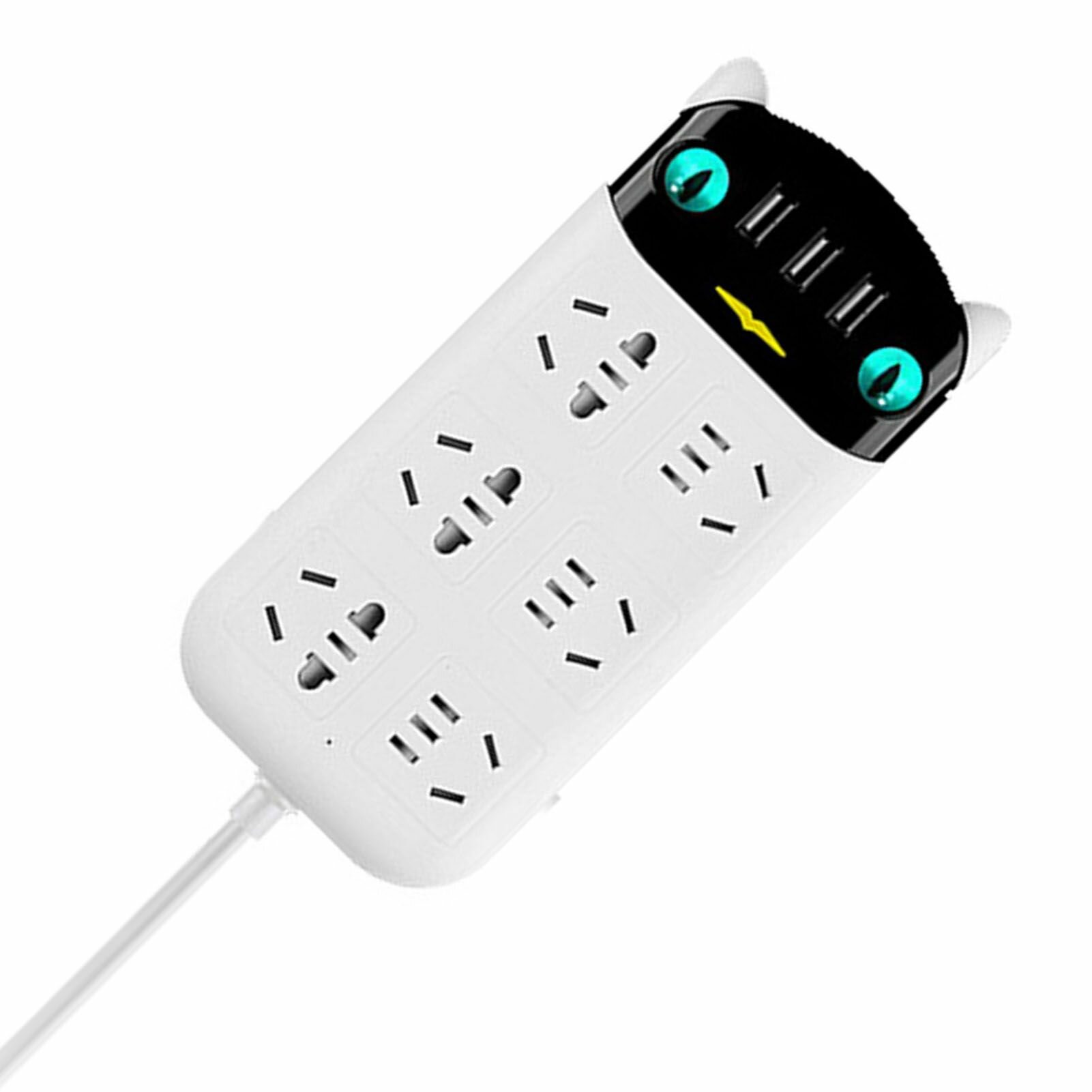 Удлинитель Многофункциональный USB-порт Огнестойкая розетка из АБС-пластика для домашнего офиса CN Plug 220 В