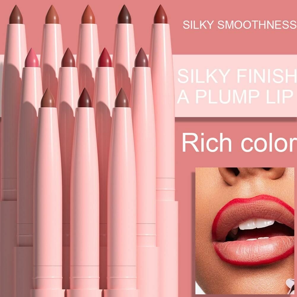 Бархатные матовые карандаши для губ, модный женский набор, 6 шт.