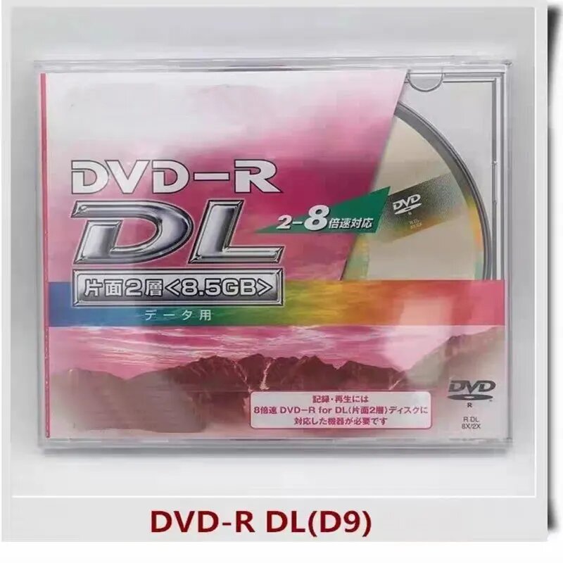 DVD-R DL D9 8,5 ГБ 240 минут 2-8X двухслойный 5 дисплеев