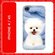 Чехол на Apple iPhone 4/4S / Айфон 4/4S с принтом "Белый пёсик"
